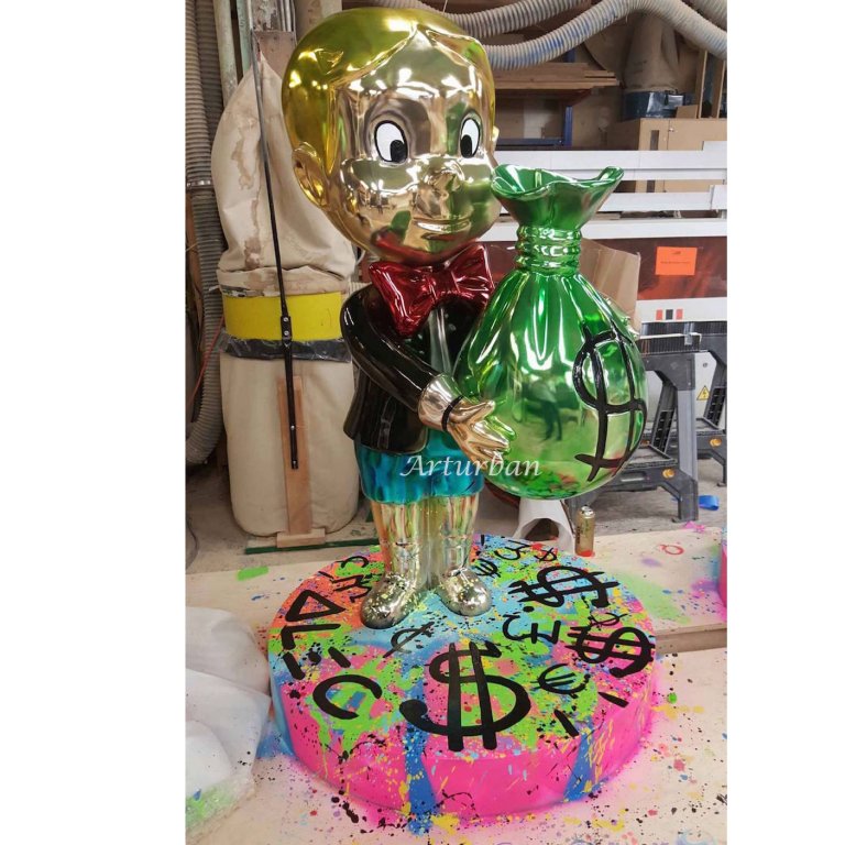 Monopoly Man Statue - Arturban Statue