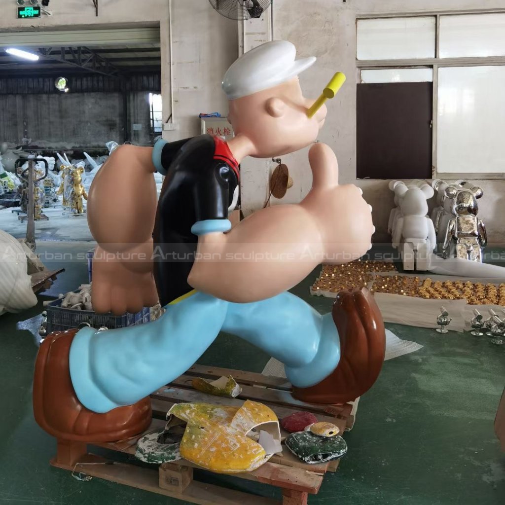 Popeye the Sailor Statue