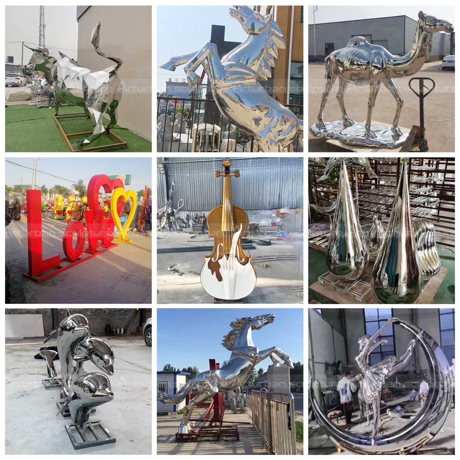 Human Abstract Statue