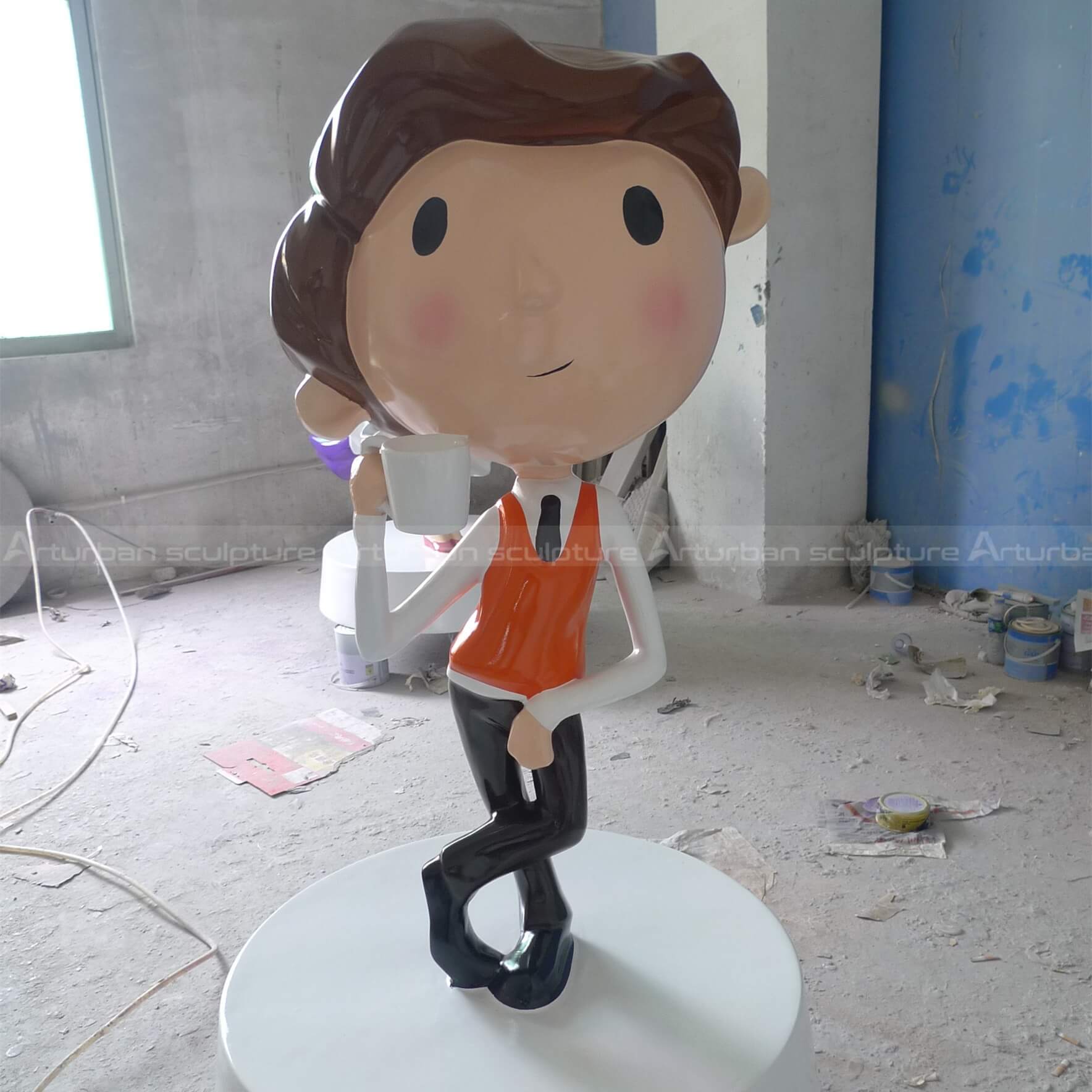 Cartoon Characters Statue