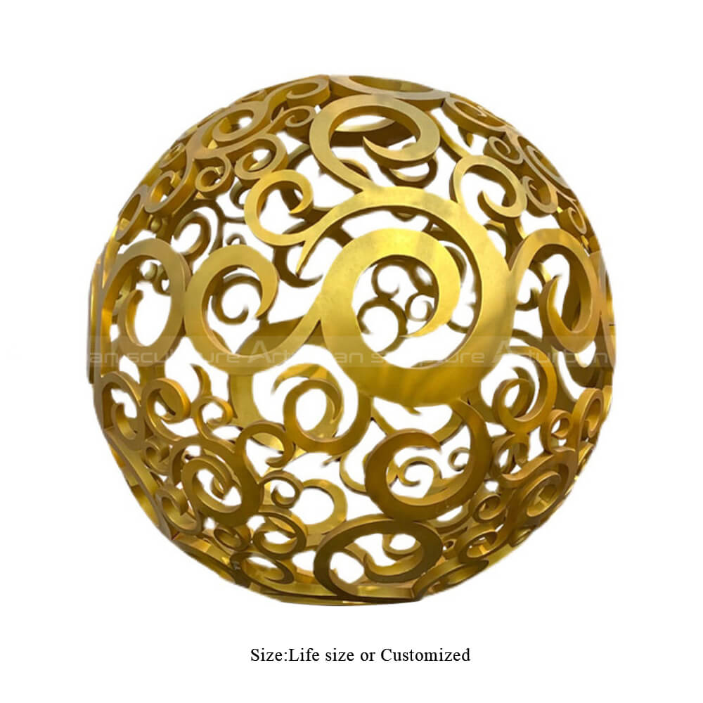 Metal Sphere Sculpture