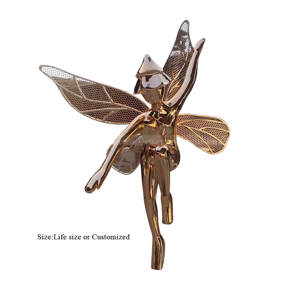 Bronze Elf Garden Statues