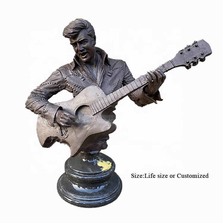 Bust of Elvis Presley