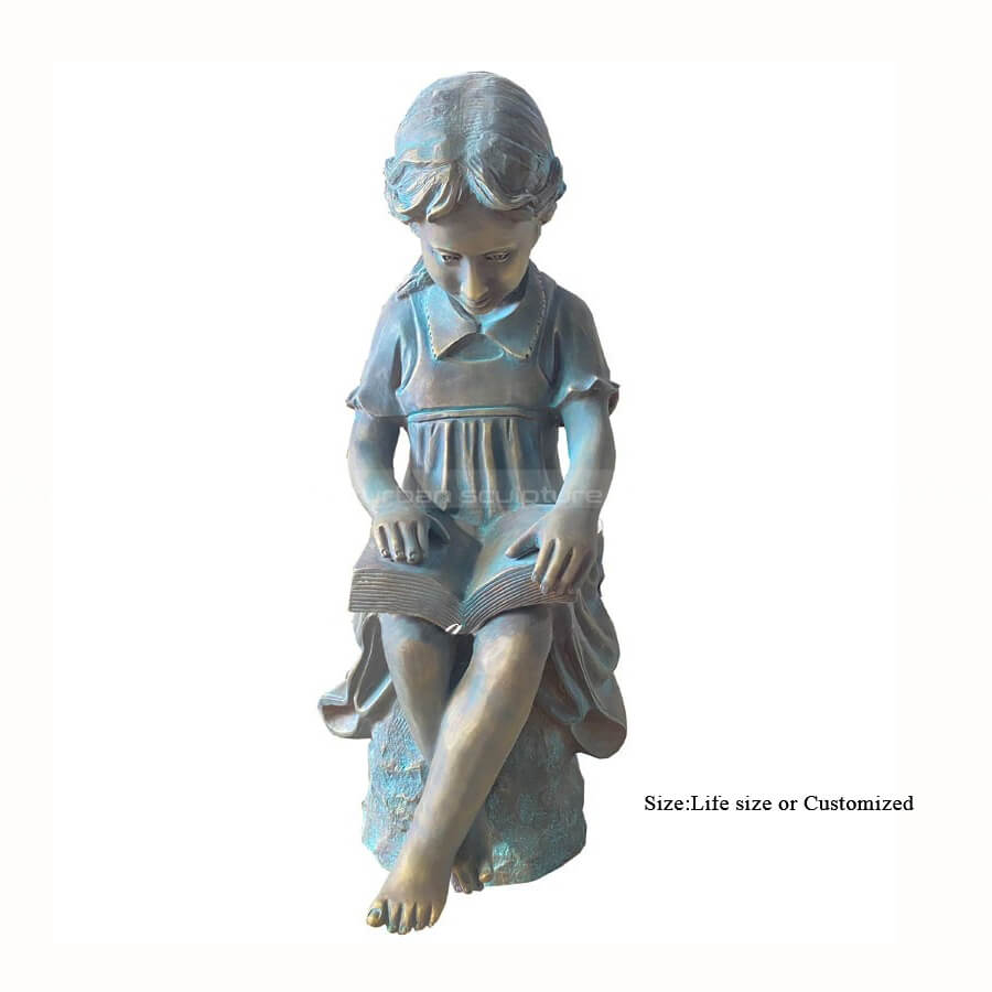 Reading Girl Sculpture