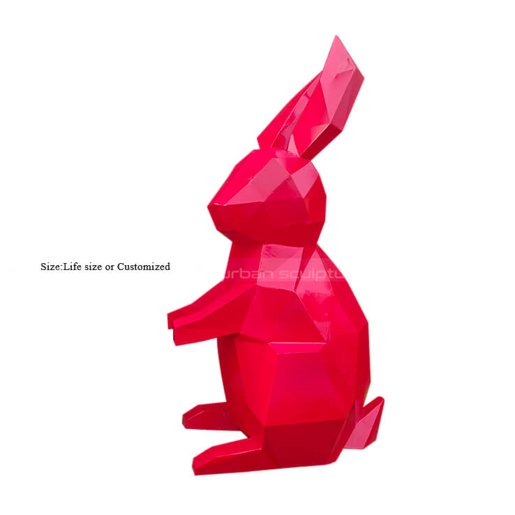 Abstract Rabbit Sculpture