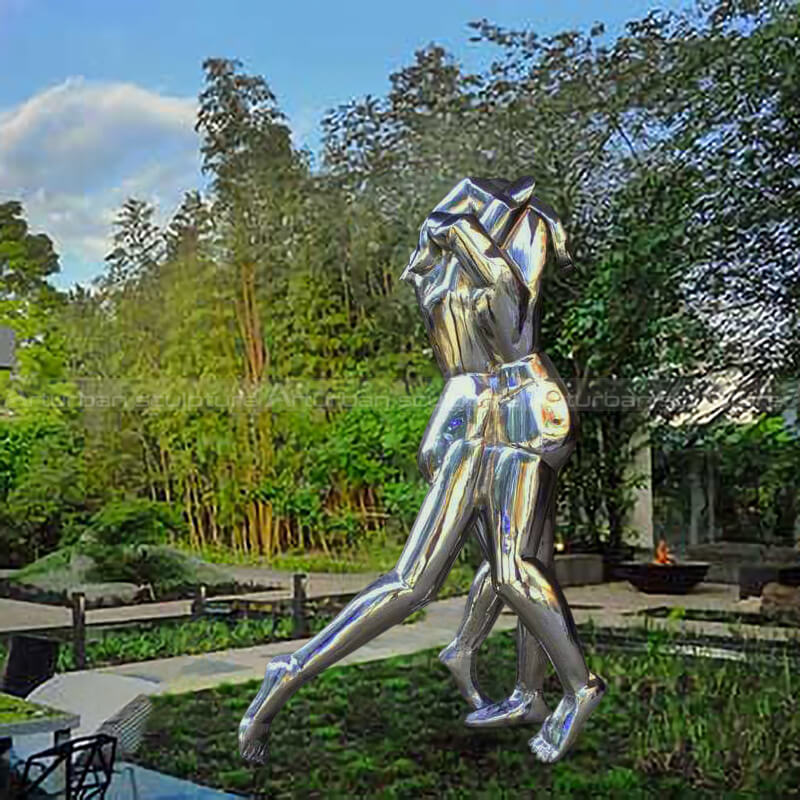 Couple Hugging Statue