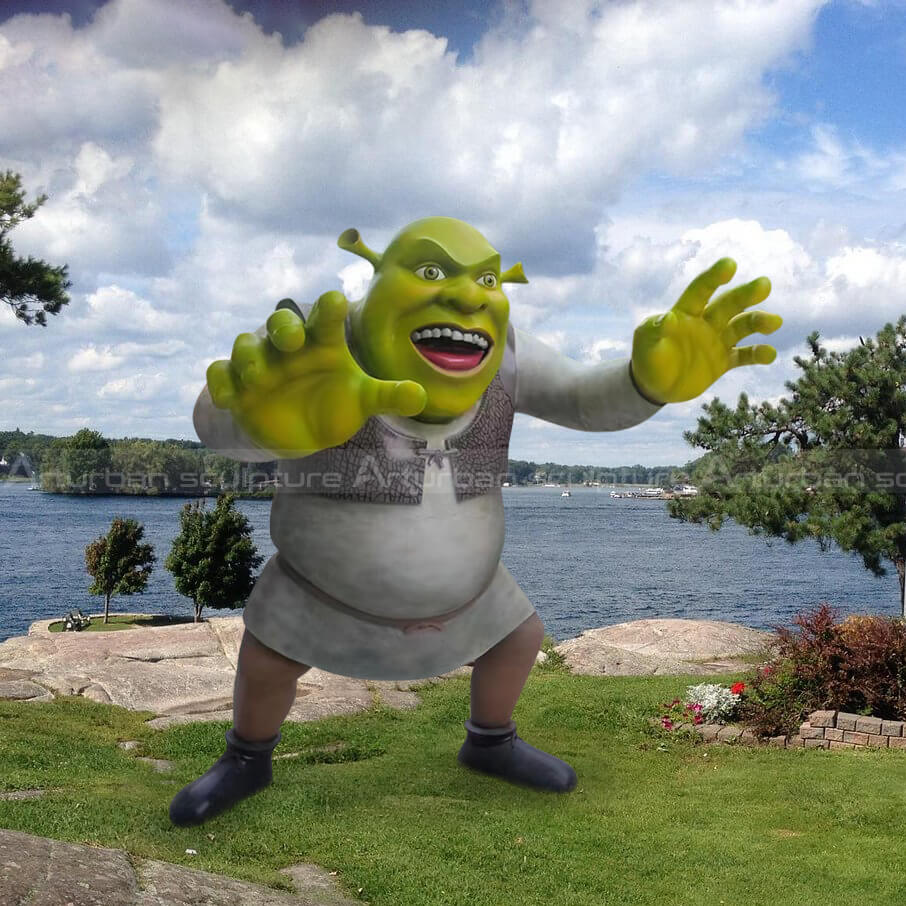 Life Size Shrek Statue