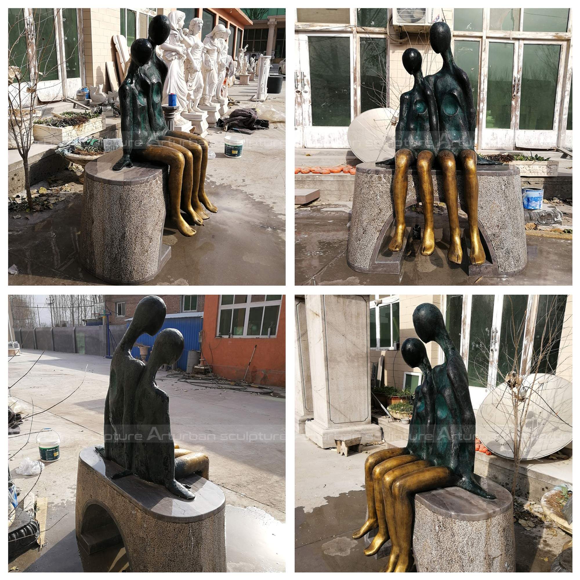 Romantic Couple Sculpture