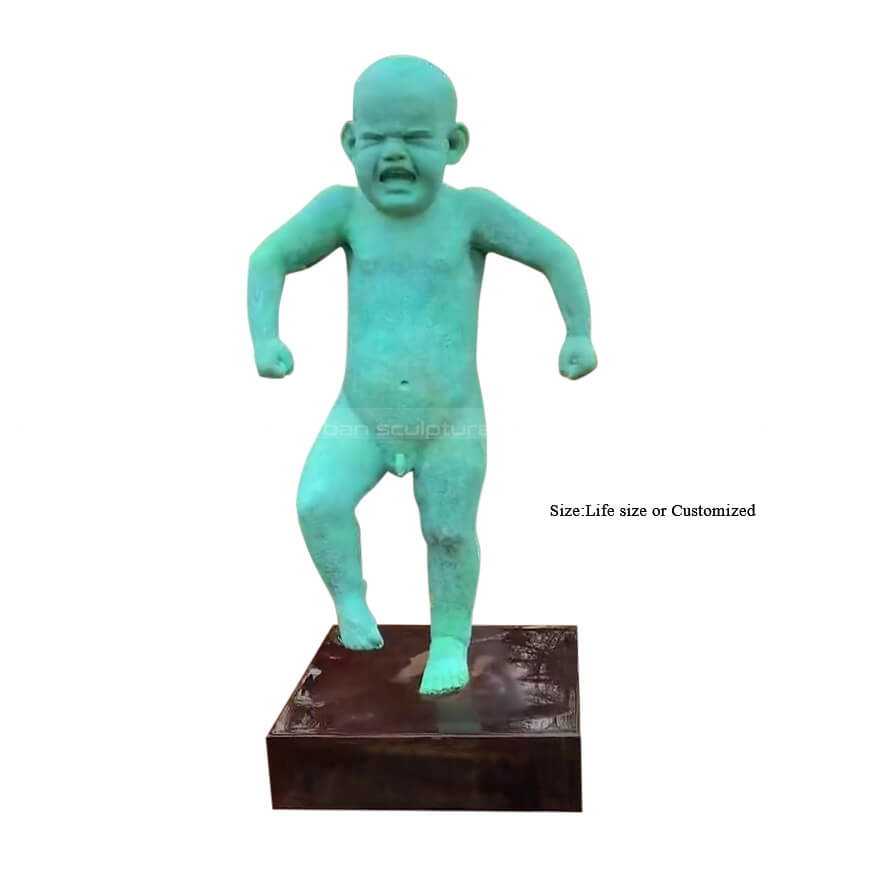 Angry Boy Sculpture