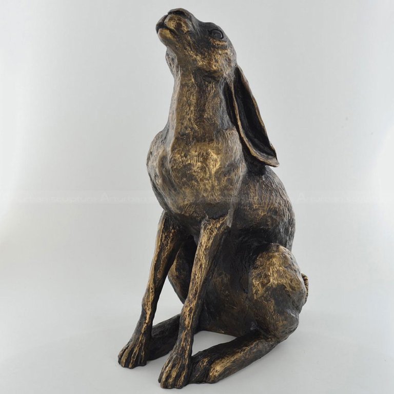 Bronze Hare Figurine - Arturban Statue