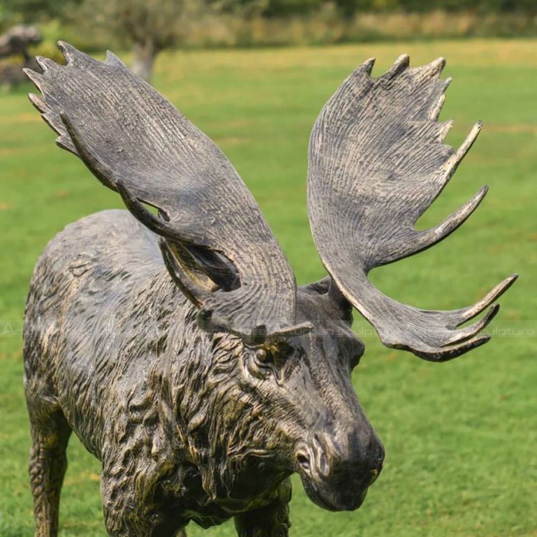 Large Outdoor Moose Statue - Arturban Statue