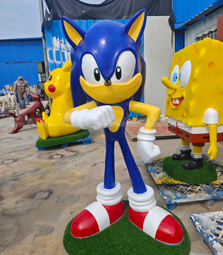 Sonic the Hedgehog Sculpture - Arturban Statue