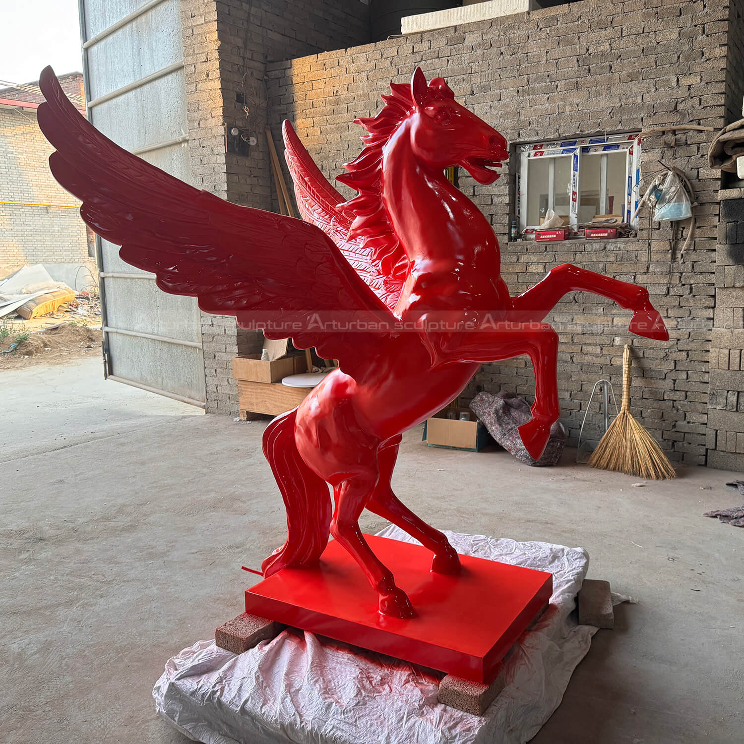 Brass Pegasus Statue - Arturban Statue