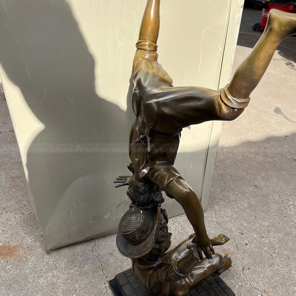 Bronze Kids Playing Statue - Arturban Statue