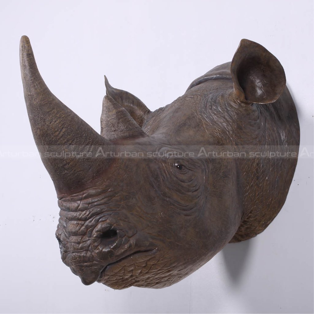 Rhino Head Statue - Arturban Statue
