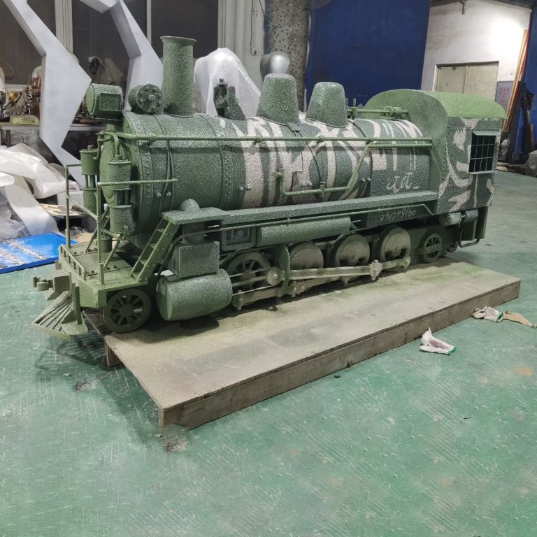 Brass Steam Locomotive - Arturban Statue