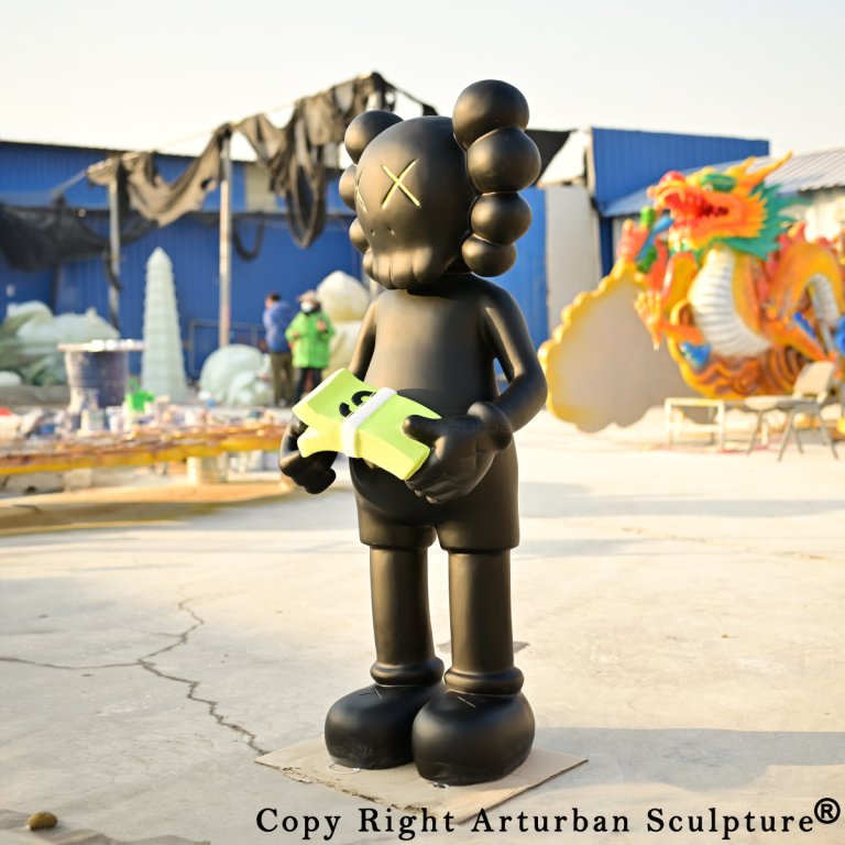 Kaws Black Statue - Arturban Statue