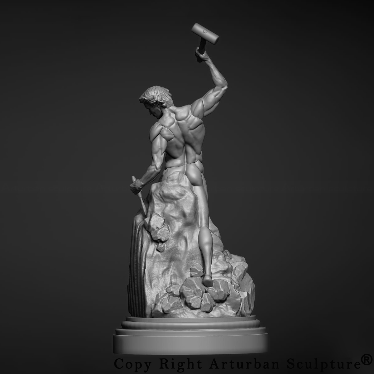 Self Made Man Bobbie Carlyle - Arturban Statue