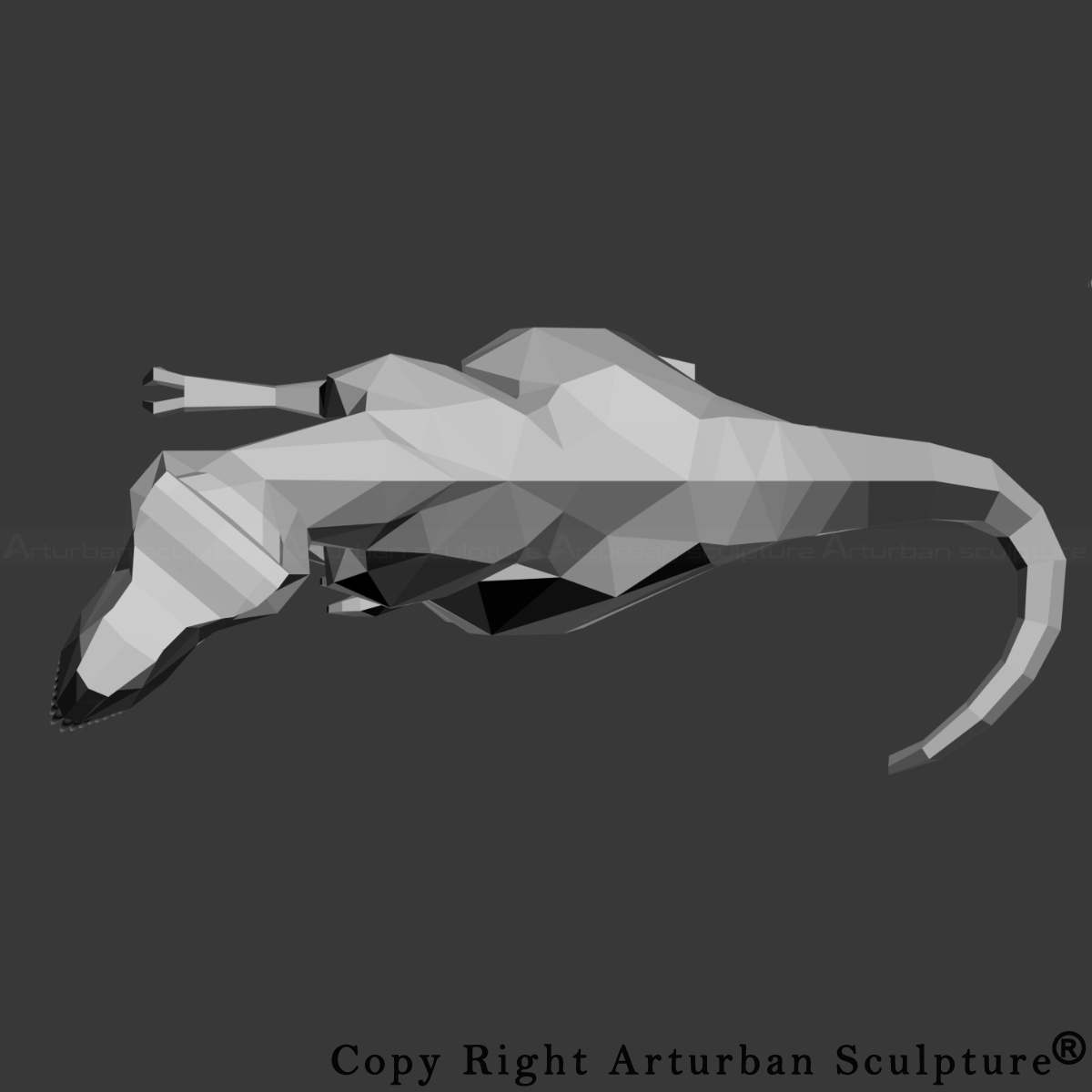 Richard Orlinski T Rex - Arturban Statue