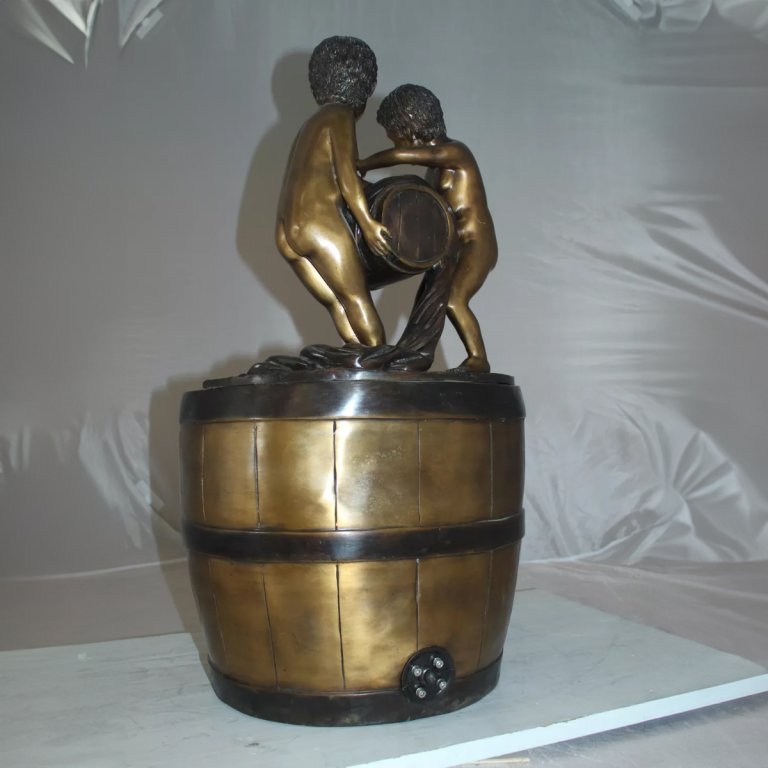 Two Boys on a Bucket Statue - Arturban Statue