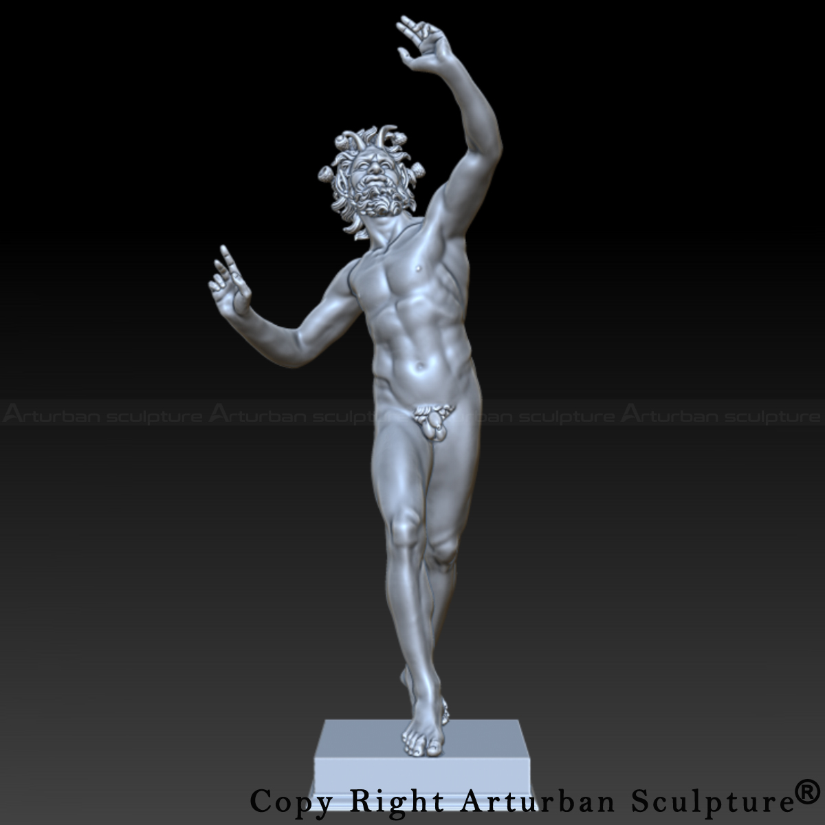 Dancing Faun Statue - Arturban Statue