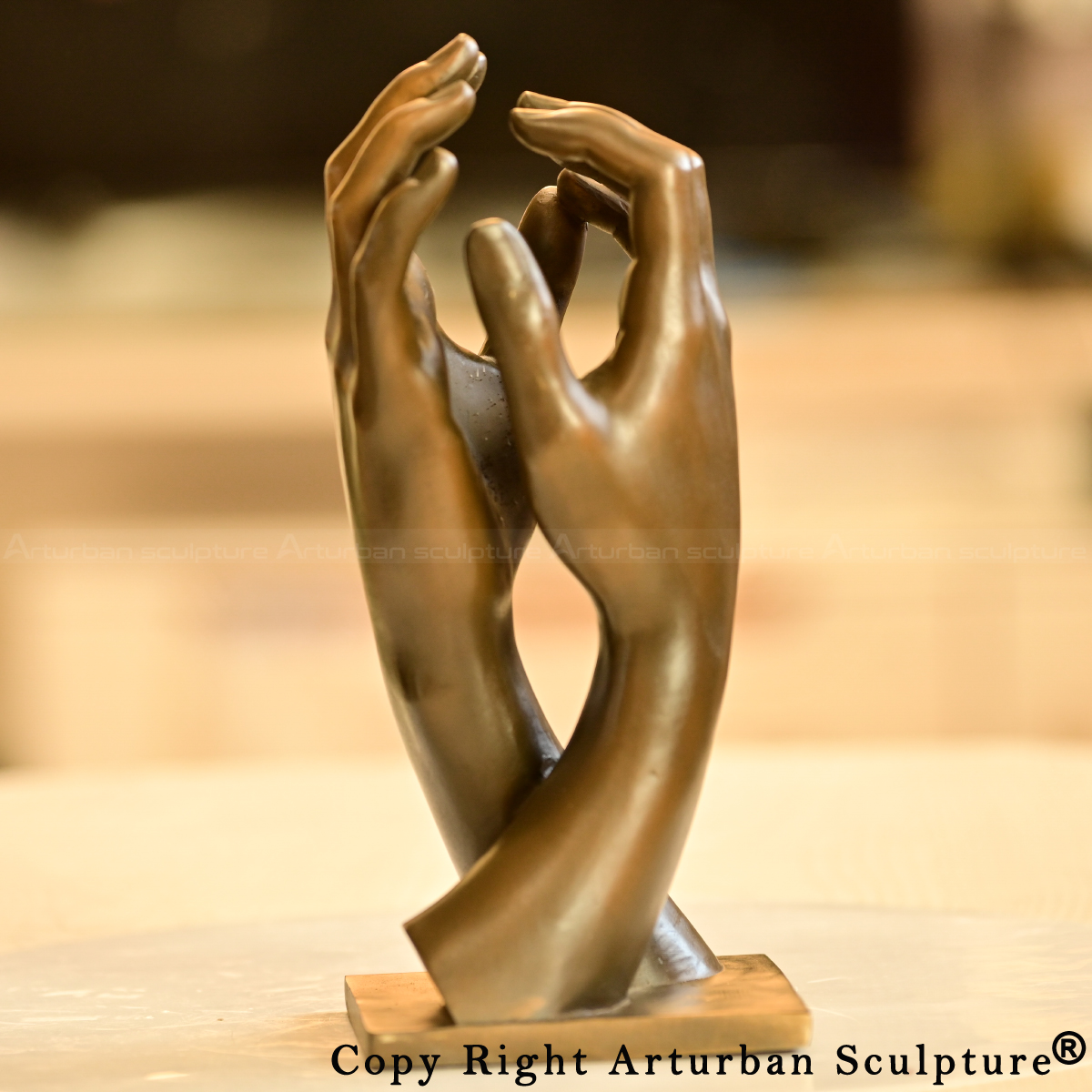 Auguste Rodin Hands Sculpture - Arturban Statue