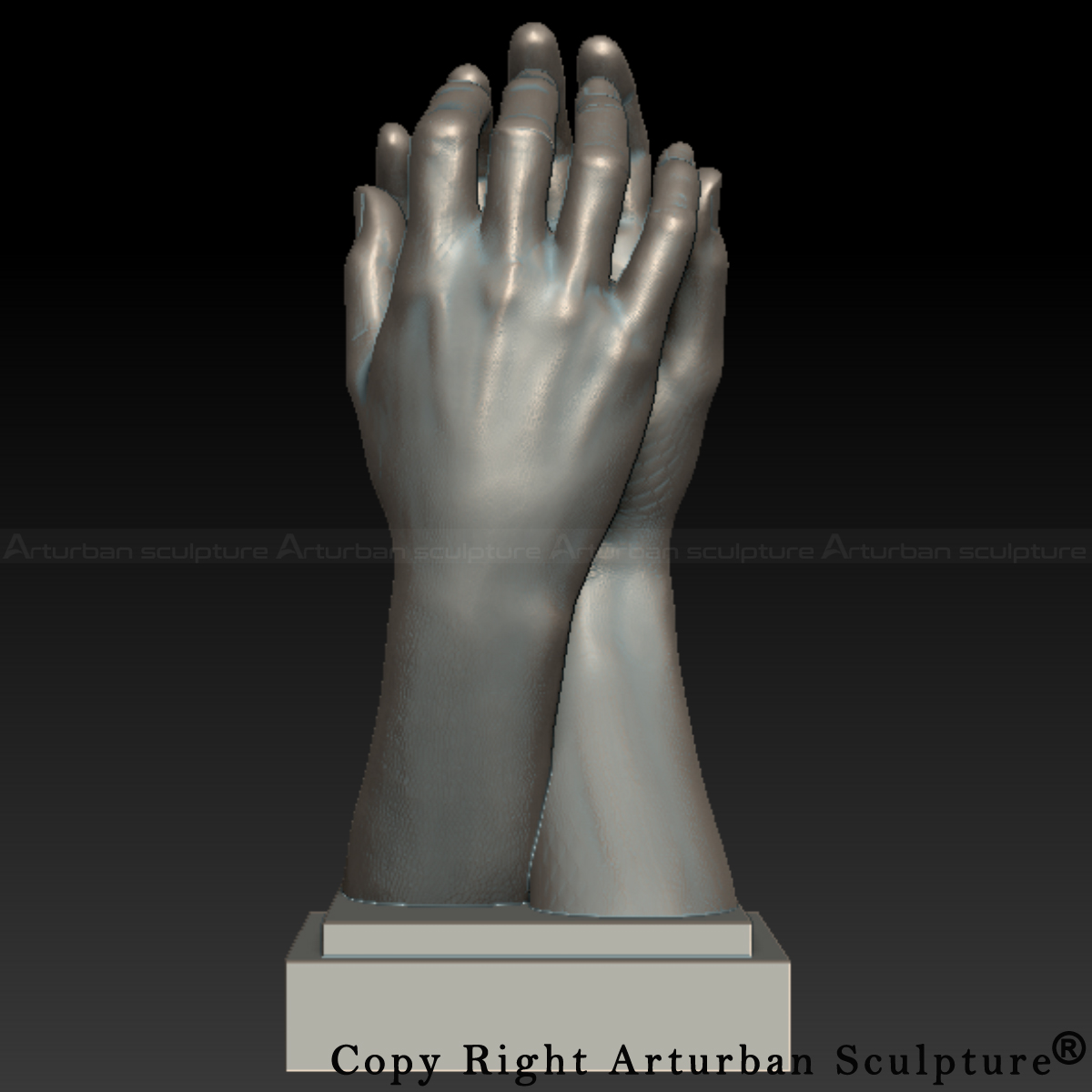 Auguste Rodin Hands Sculpture - Arturban Statue