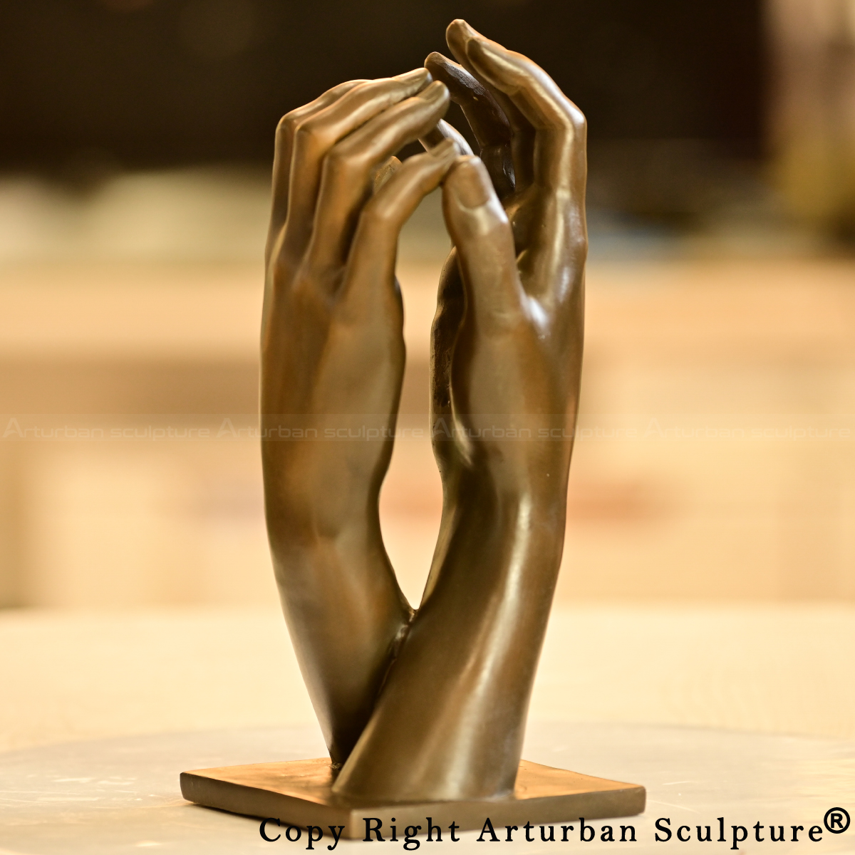 Auguste Rodin Hands Sculpture - Arturban Statue