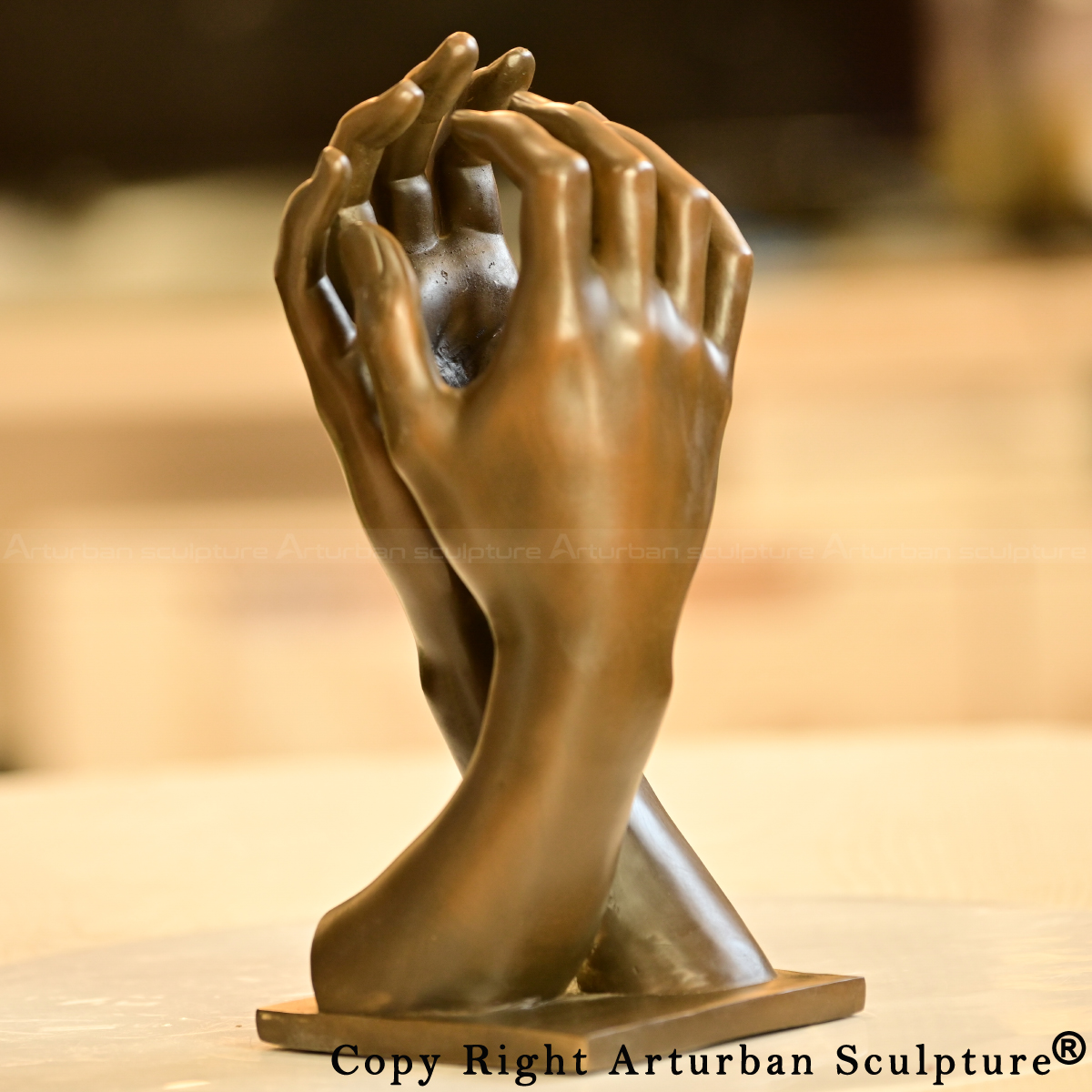 Auguste Rodin Hands Sculpture - Arturban Statue