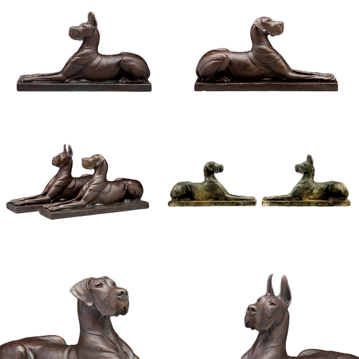 Great Dane Statue, Life Size Great Dane Dog Statue - Arturban Statue