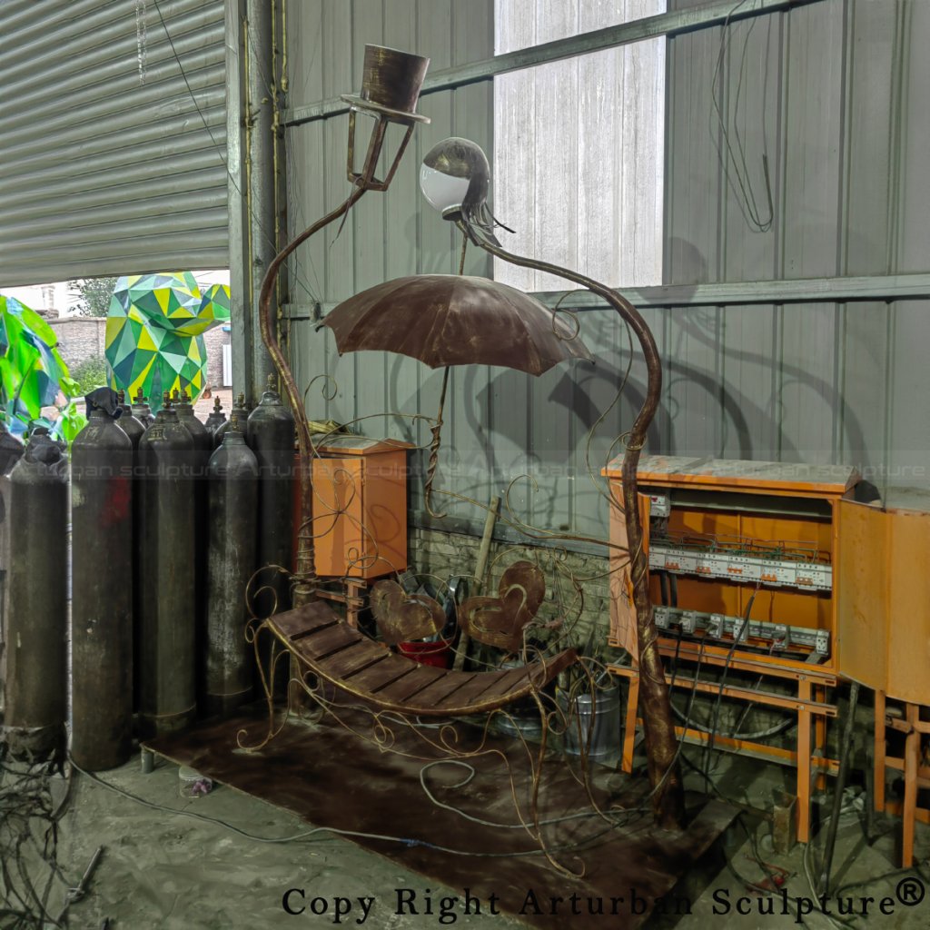 Garden Bench Statues - Arturban Statue