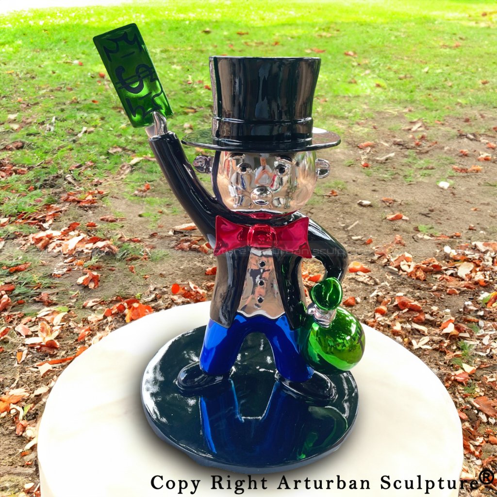 Monopoly Man Sculpture - Arturban Statue