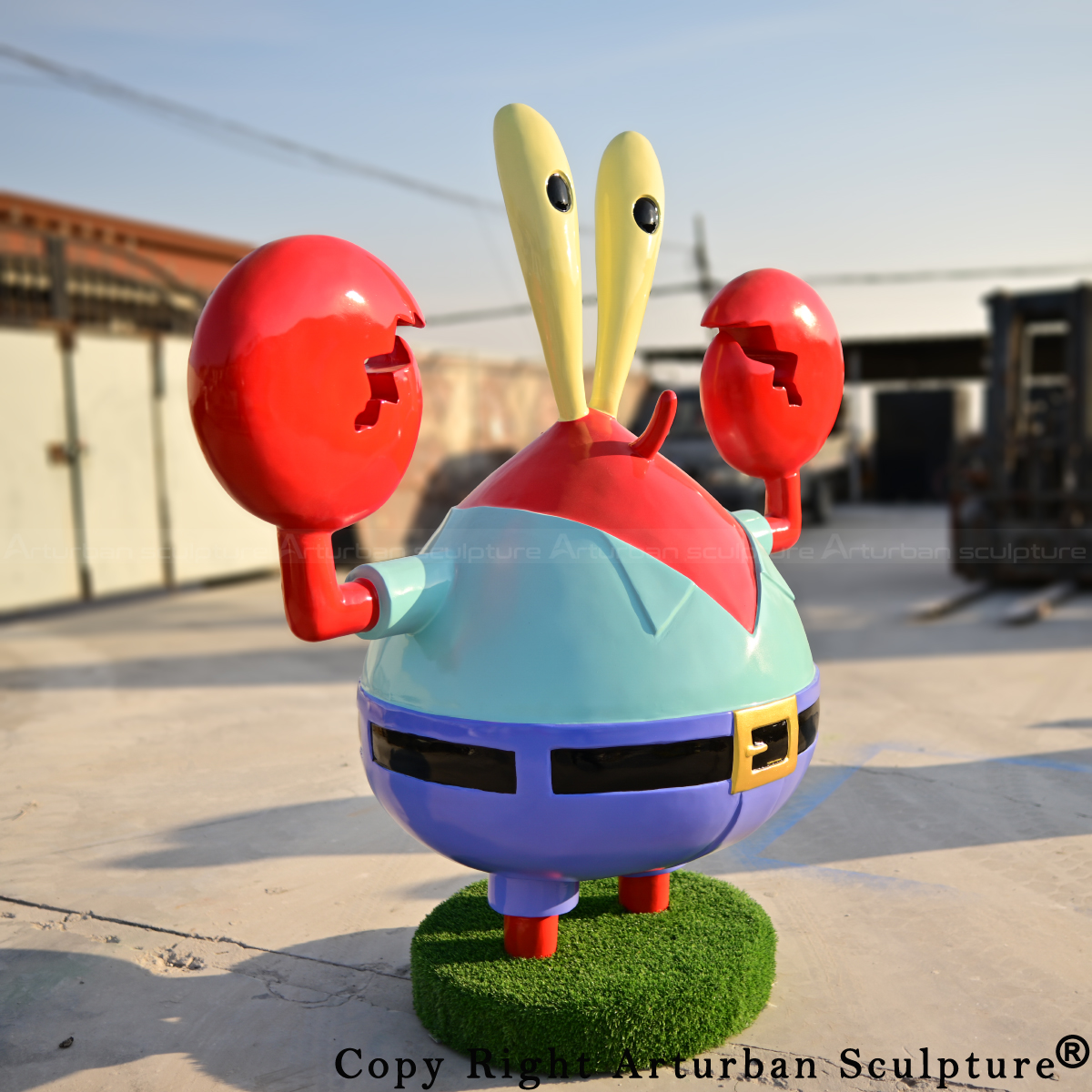 Mr Krabs Sculpture - Arturban Statue