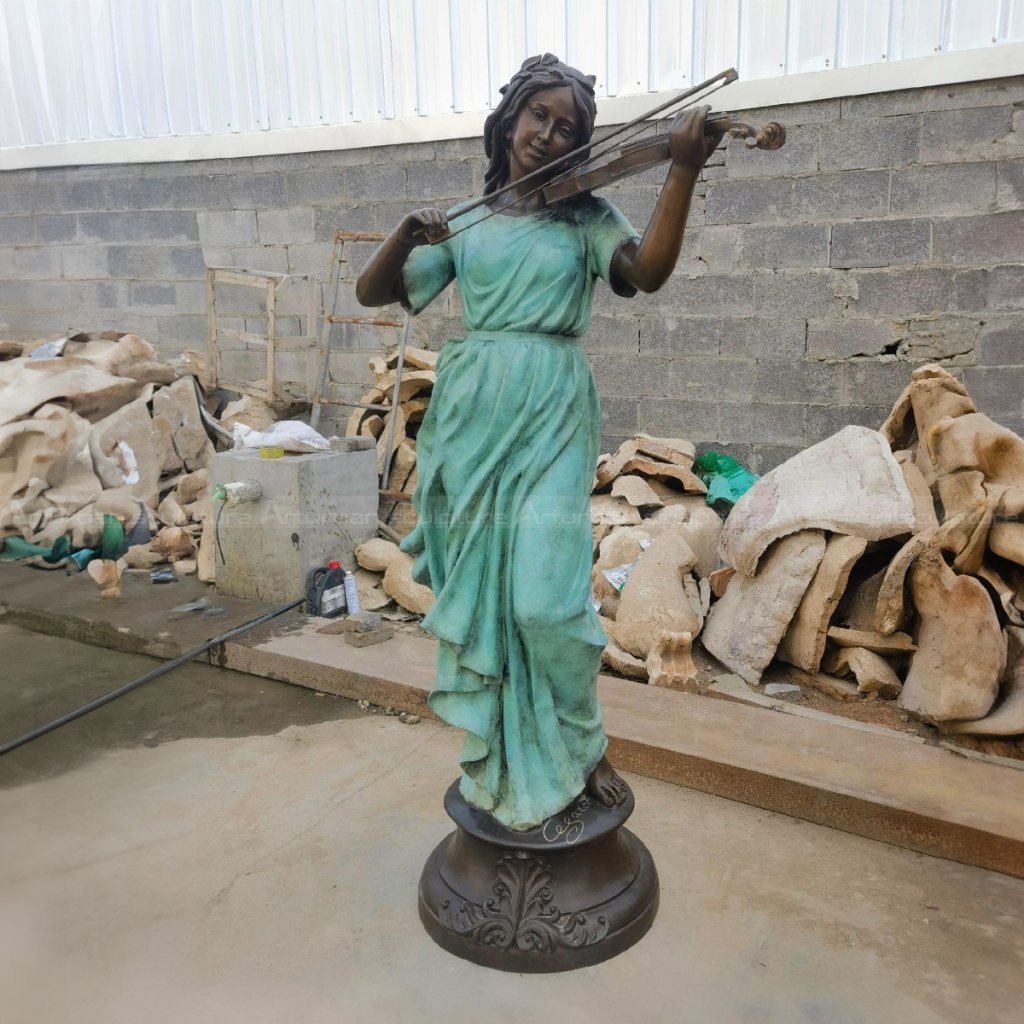 Female Violin Sculpture for Sale - Arturban Statue