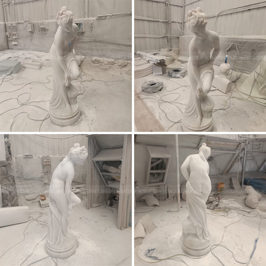 Aphrodite Bathing Sculpture - Arturban Statue