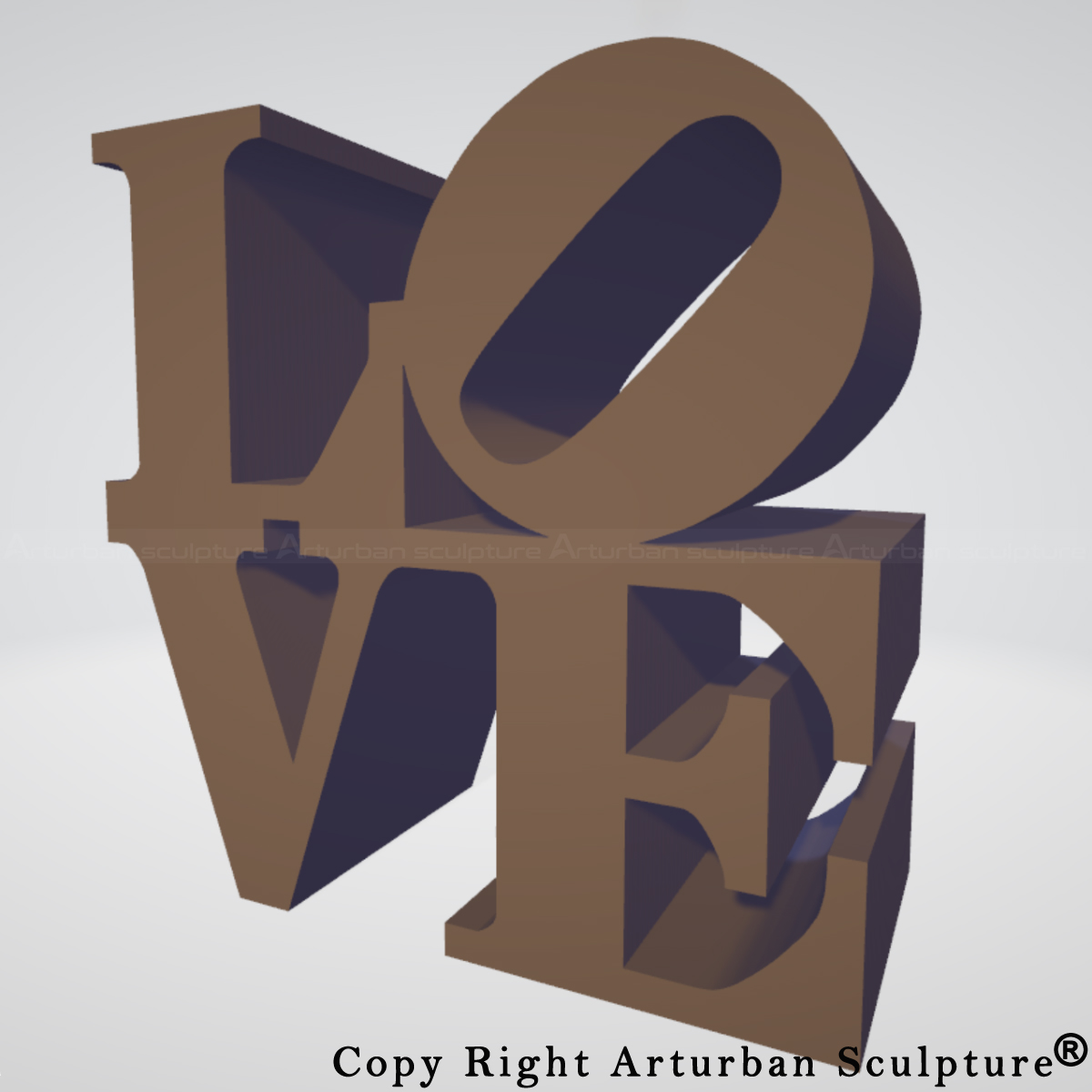 Famous LOVE Sculpture - Arturban Statue