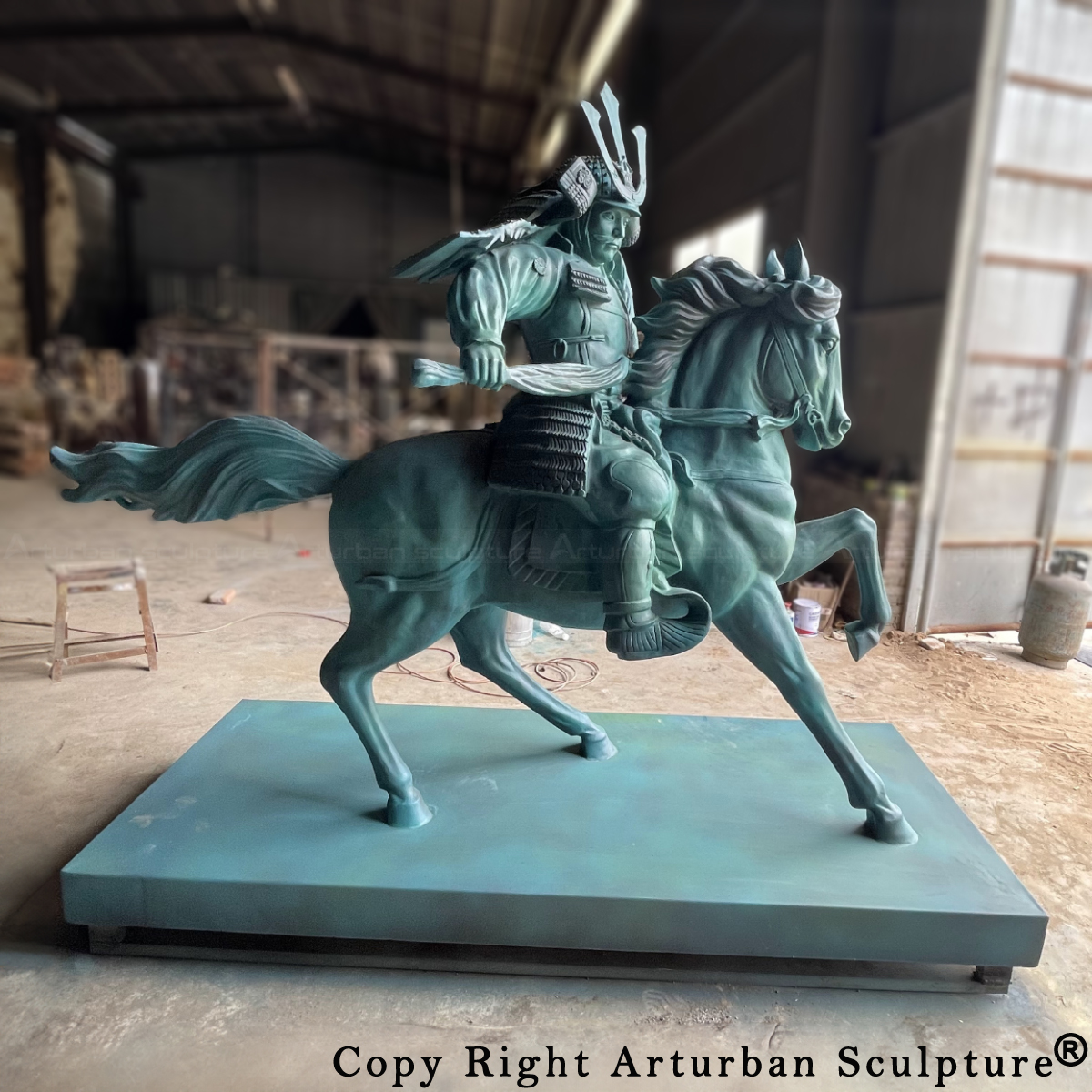 Japanese Samurai Statue - Arturban Statue