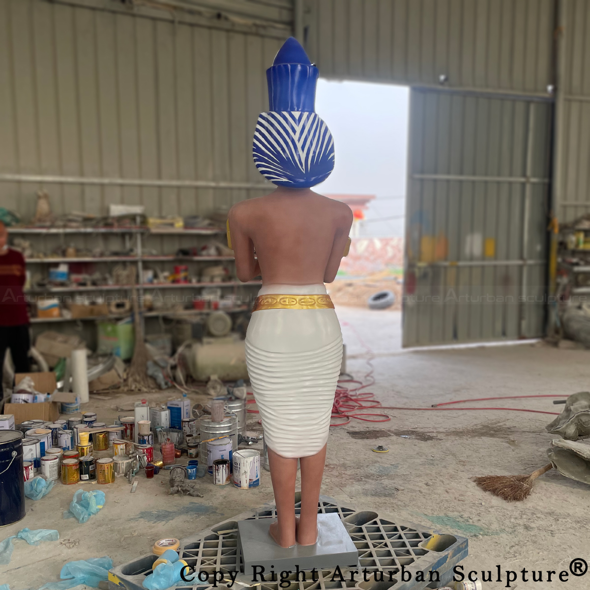 Pharaoh Sculpture - Arturban Statue