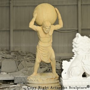 Atlas Greek Mythology Statue,Atlas Holding World Statue - Arturban Statue