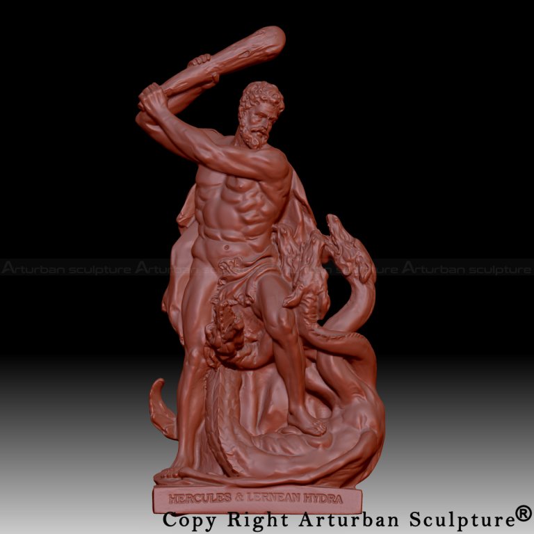 Hercules Fighting Hydra Greek Statue - Arturban Statue