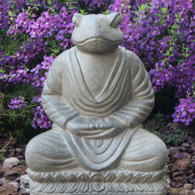 Meditating Zen Frog Statue - Arturban Statue