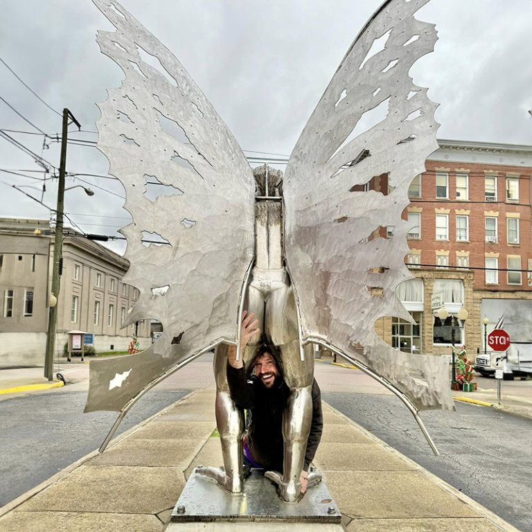 Statue of Mothman: A Curious Legend - Arturban Statue