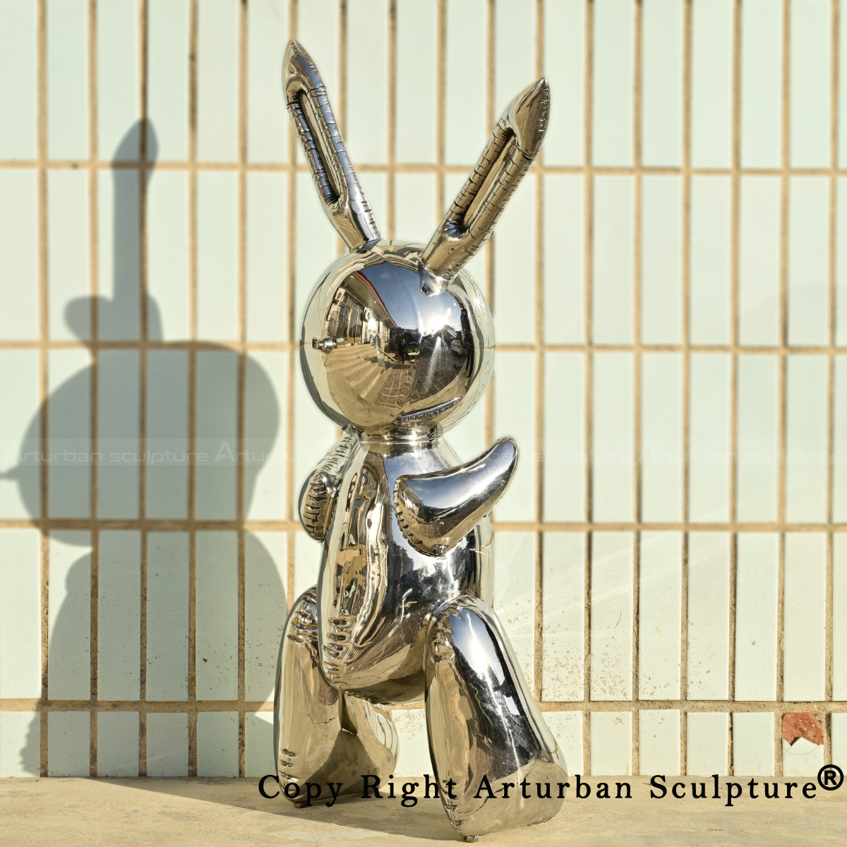 Jeff Koons Balloon Bunny - Arturban Statue