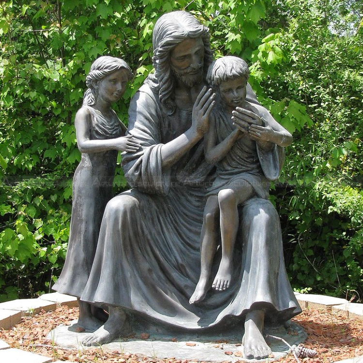 Religious Statue of Jesus with Children - Arturban Statue