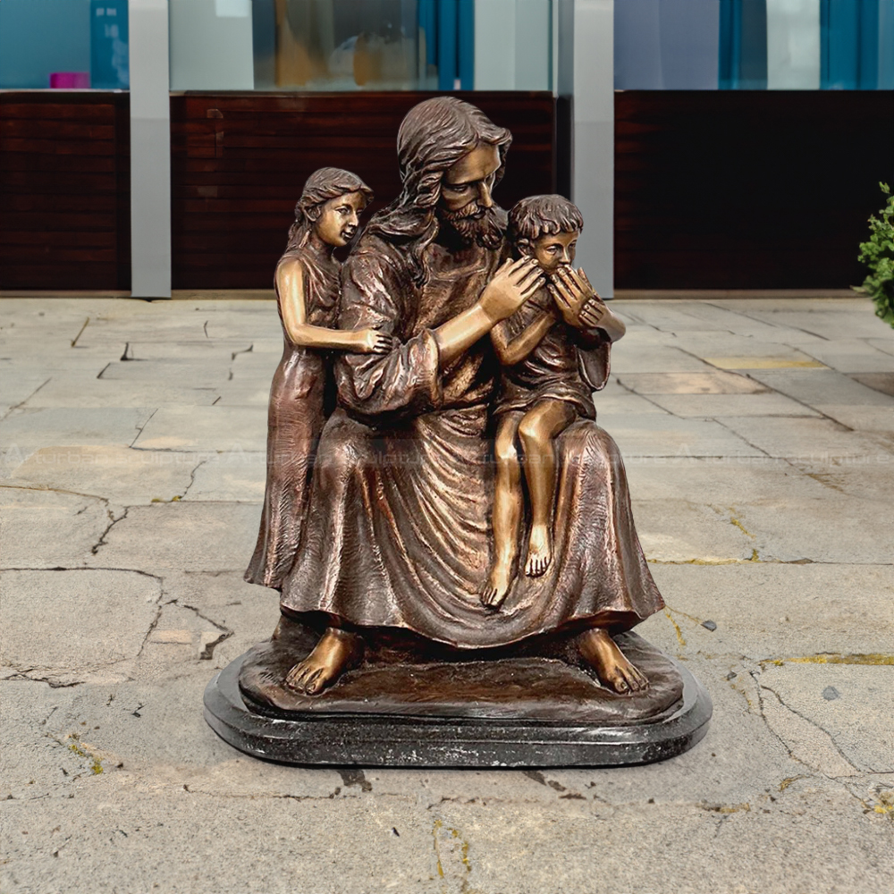 Religious Statue of Jesus with Children - Arturban Statue