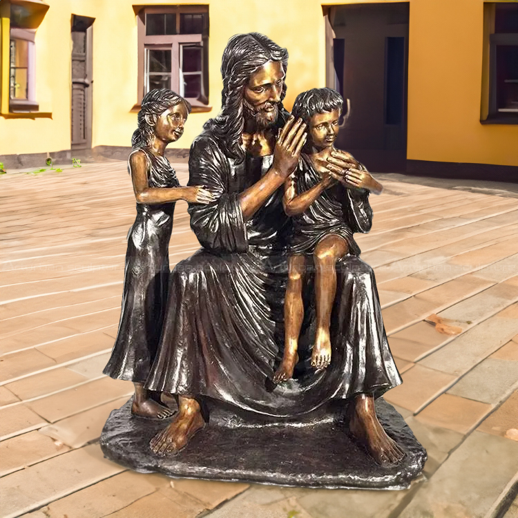 Religious Statue of Jesus with Children - Arturban Statue