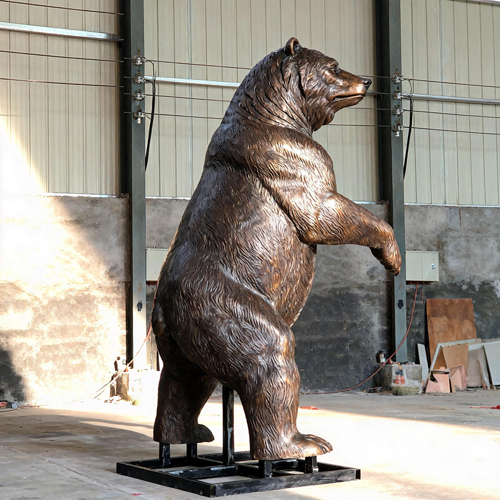 Standing Brown Bear Statue - Arturban Statue